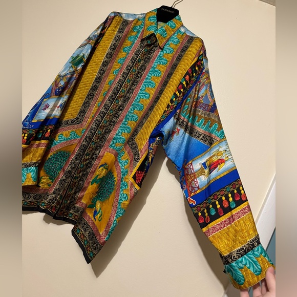 Versace | Shirts | Very Rare Gianni Versace 92 Journey Of Marco Polo ...